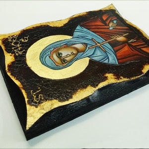 Saint Phoebe Phœbé De Cenchrée Phoibe Santa Febe Handmade Wood Icon on ...
