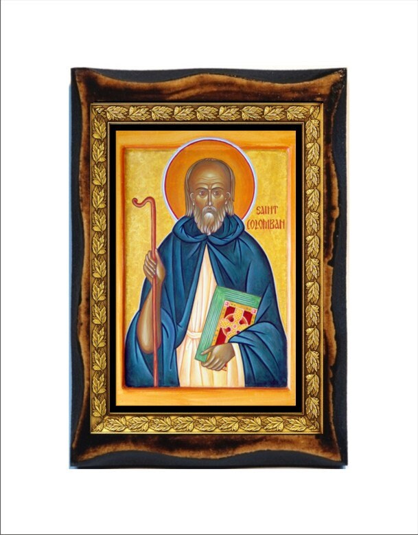 Saint Columba of Iona Saint Colmcille Colomba De Iona - Etsy UK