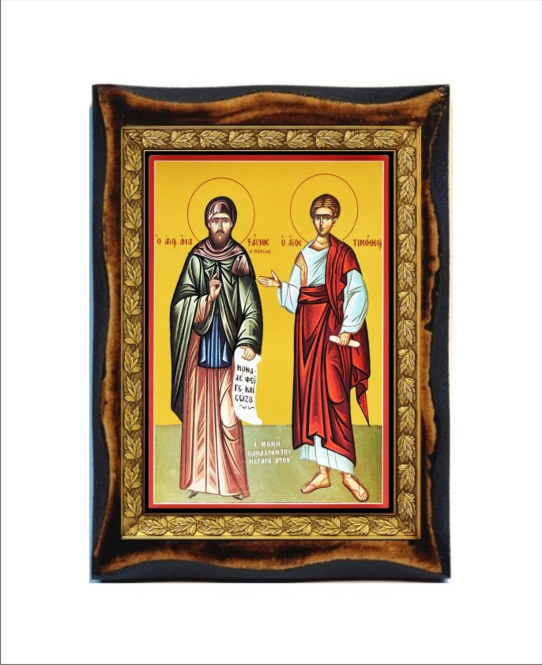 Timothy the Apostle and Anastasios the Persian Timothée - Etsy