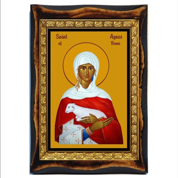 Saint Agnes - Etsy