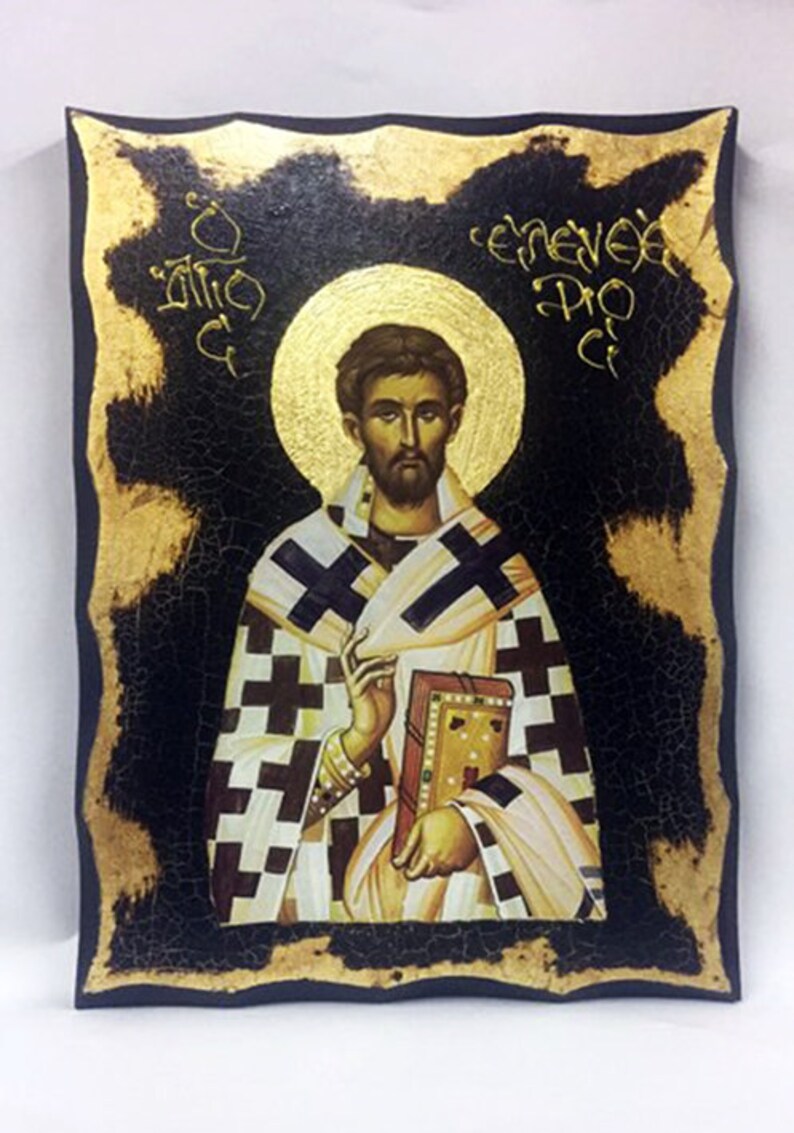 Saints Eleutherius Saint Eleftherios Saint Eleuthere San - Etsy