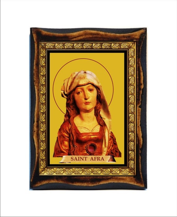 Santa Afra Saint Afra Afra Di Augusta Afre - Etsy