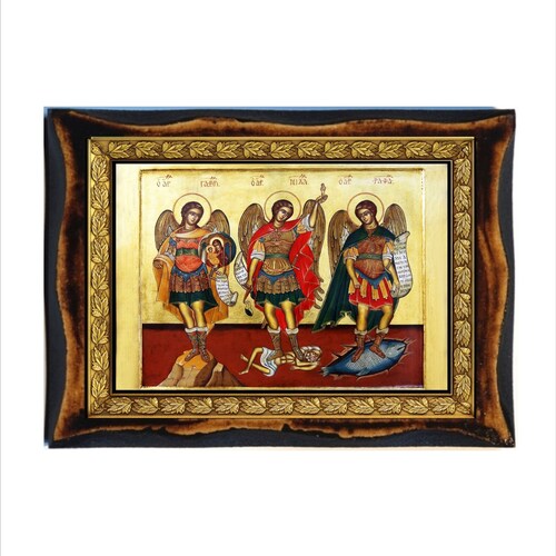The Four Archangels Uriel Gabriel Raphael and Michael - Etsy