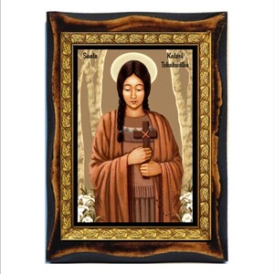 Saint Kateri Tekakwitha Lily of the Mohawks Santa Caterina Tekakwitha ...
