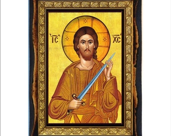 Christ With Sword - Etsy