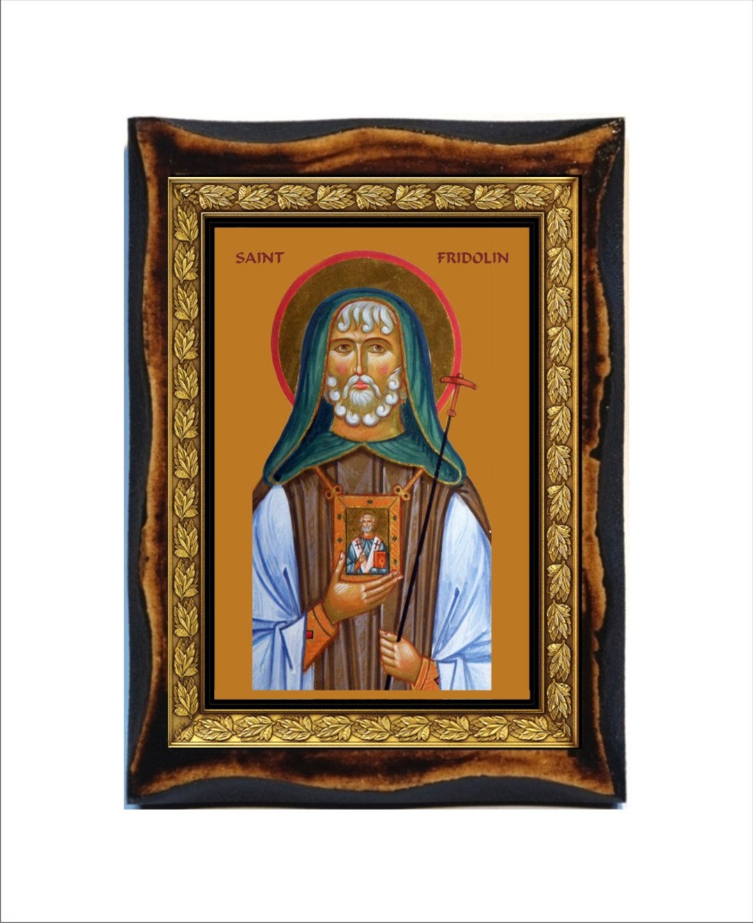 Saint Fridolin Fridolin De Säckingen San Fridolino Di - Etsy