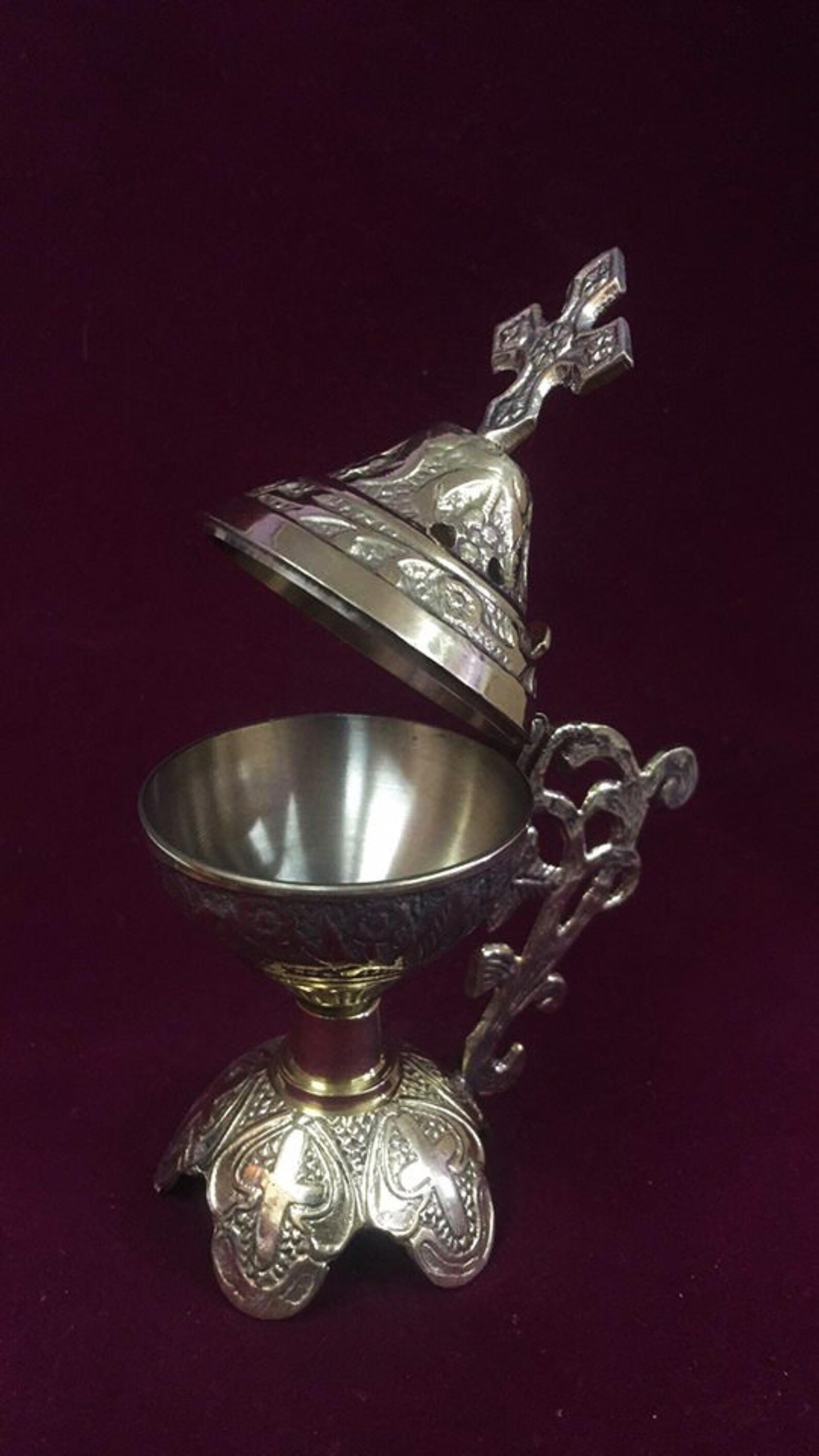 Incensario Metal Censer Gold Thurible Incense Burner | Etsy