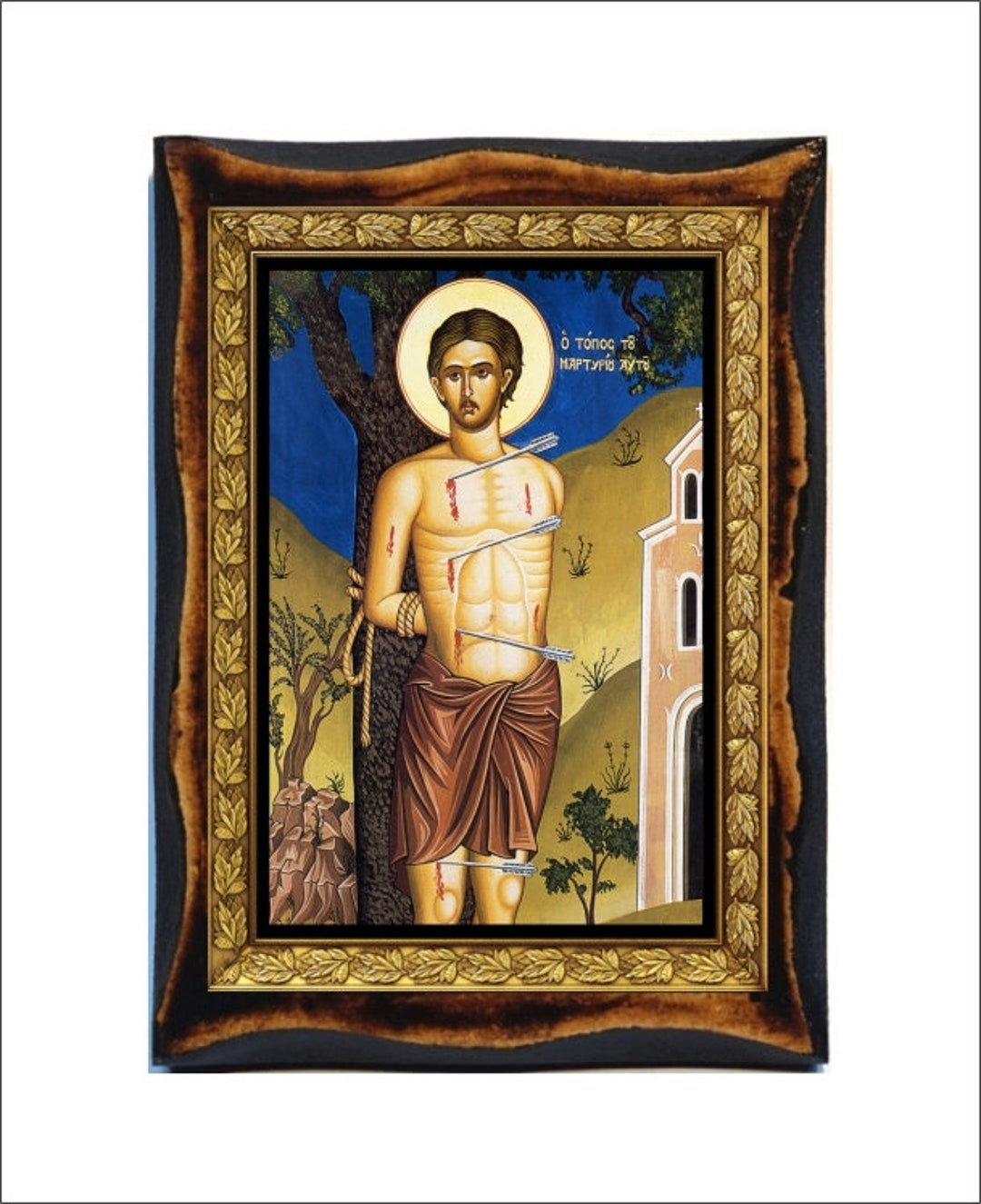Saint Sebastian Patron of Athletes , Guard Roman Soldier, Healer and ...