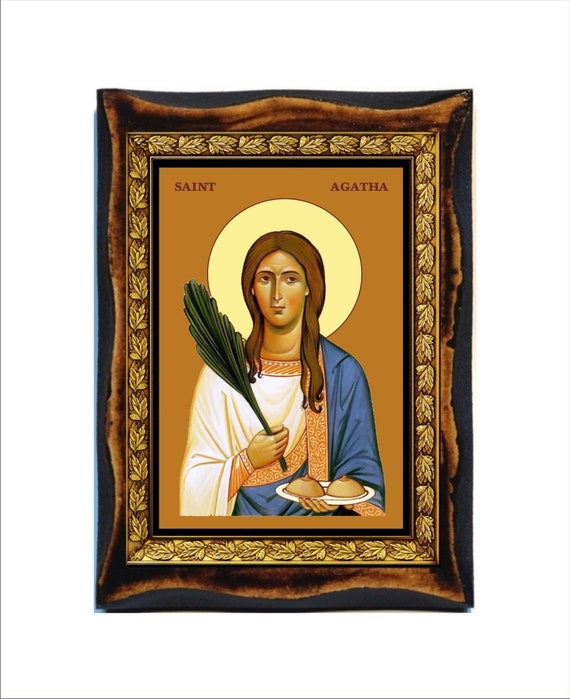 Saint Agatha Sainte Agathe Santa Águeda Santa Agata | Etsy