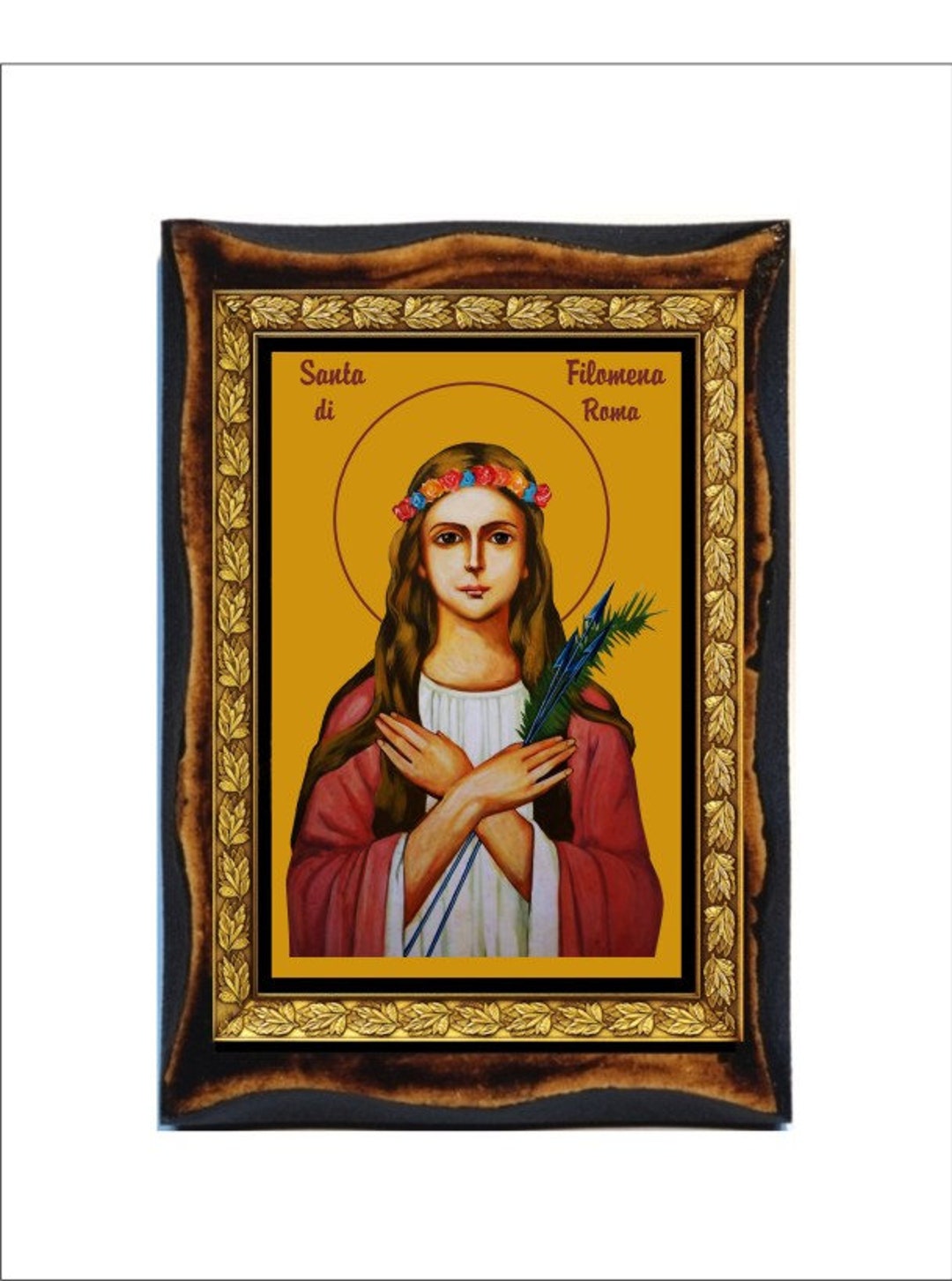 Saint Philomena Sainte Philomene Filomena Di Roma Santa - Etsy
