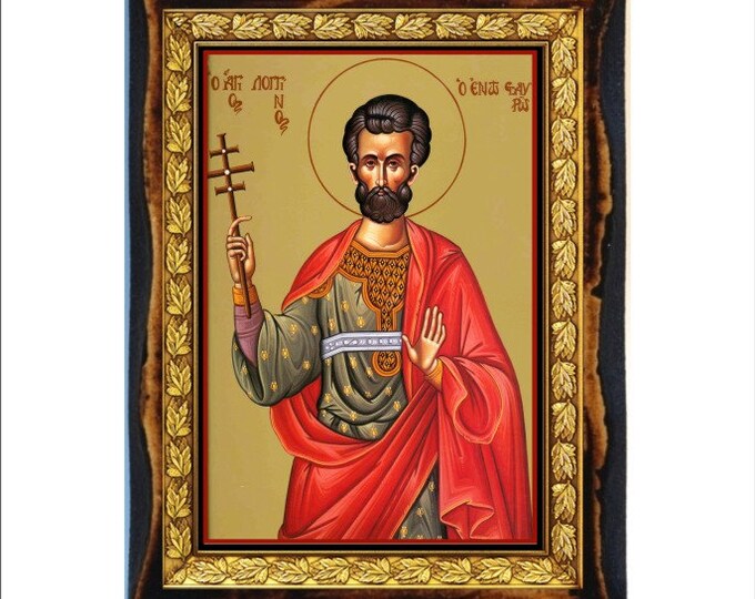 Saint Longinus, Patron of Soldiers and Lost Items Laminated Prayer ...