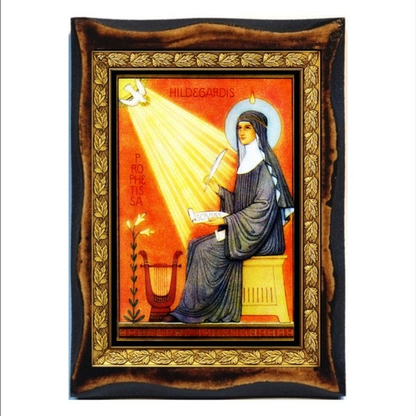 Hildegard of Bingen Icon - Etsy