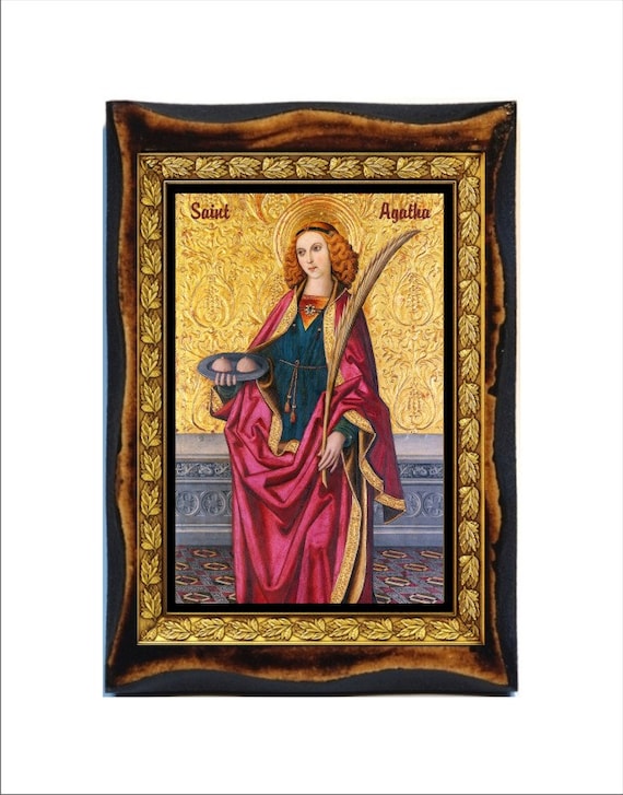 Saint Agatha Sainte Agathe Santa Águeda Santa Agata | Etsy