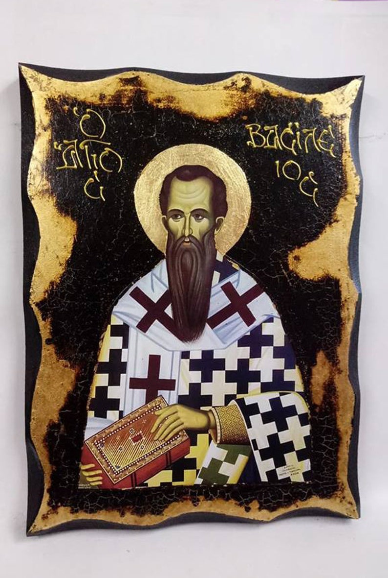 Basil of Caesarea Saint Basil Basile De Césarée San - Etsy