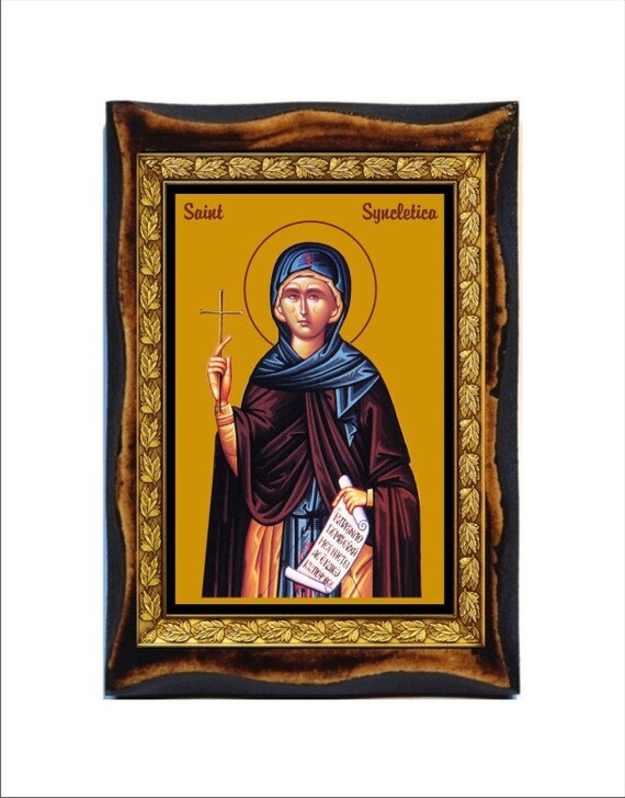 Syncletica of Alexandria Santa Sincletica Saint Syncletica | Etsy