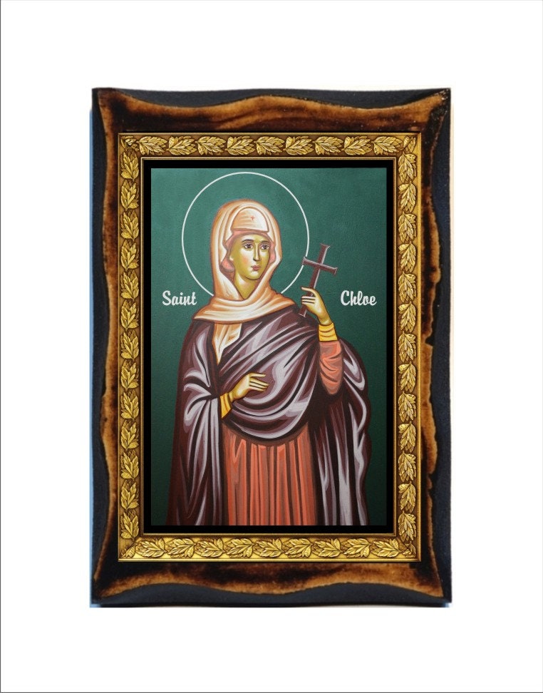 Saint Chloe of Corinth Saint Chloé Sainte Chloé Saint | Etsy