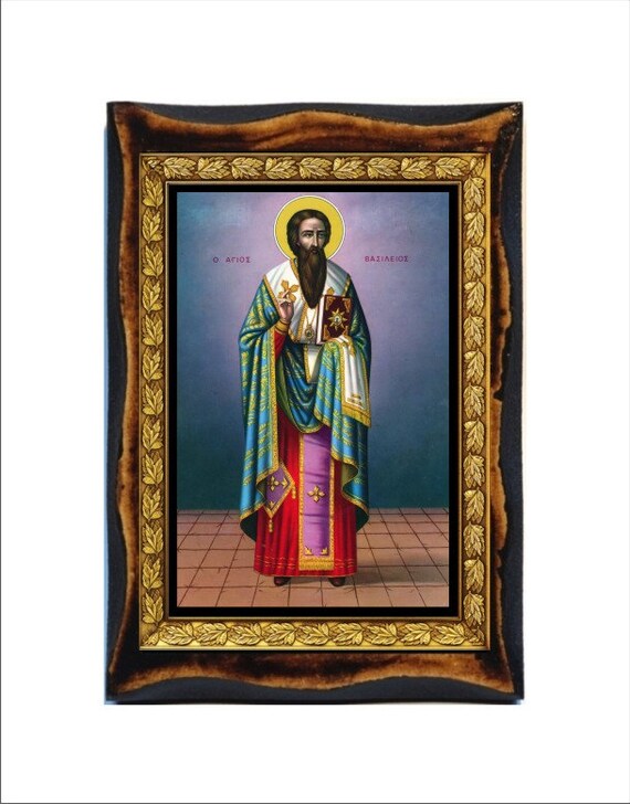 Saint Basil the Great Basil of Caesarea Basile Le Grand - Etsy