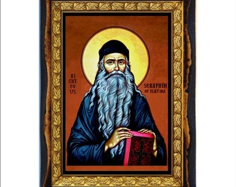 Seraphim Rose Platina Icon - Etsy