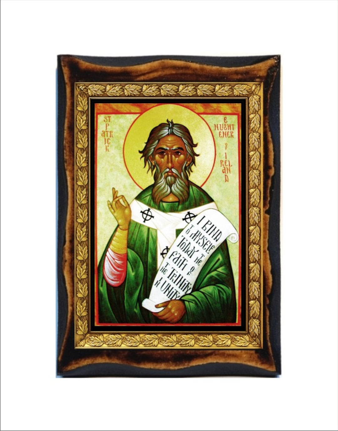 Saint Patrick Patrick D'irlande Saint Patrice - Etsy