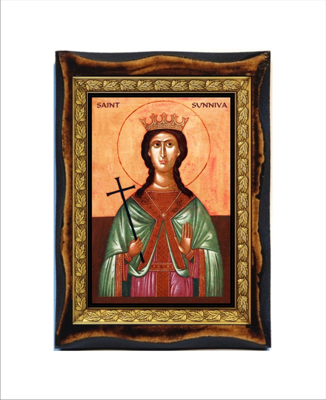 Saint Sunniva Sainte Sunniva De Selje Santa Sunniva - Etsy