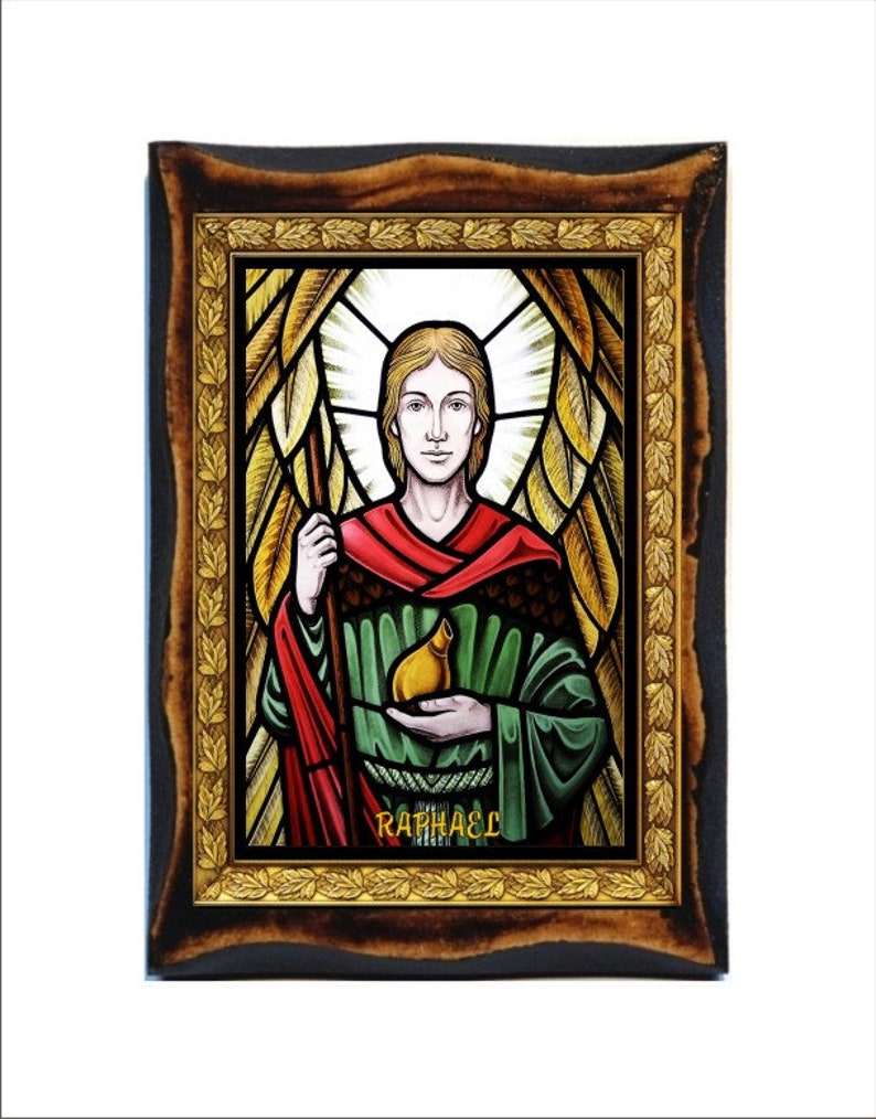 Saint Raphael the Archangel San Raffaele Arcangelo Raphaël | Etsy