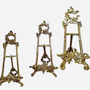 Vintage Brass Frame Stand Brass Bible Stand Victorian - Etsy