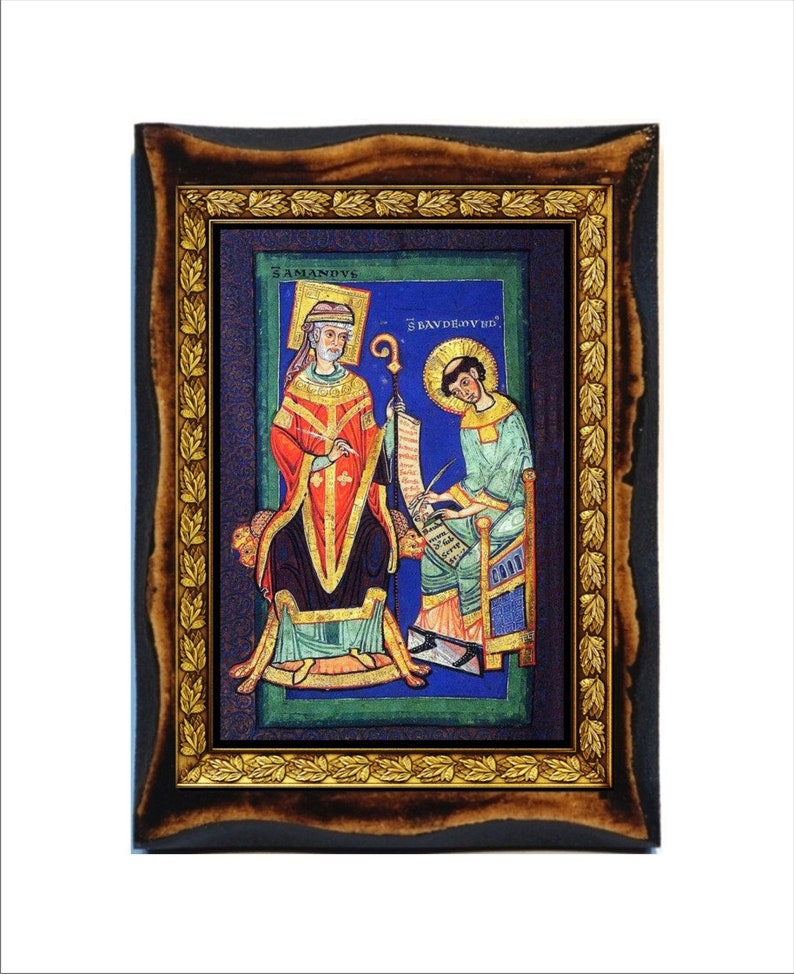 Saint Amatius San Amazio Heilige Amandus Saint Amandus - Etsy UK