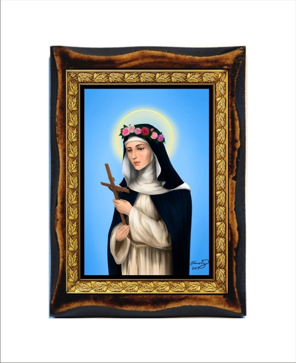 Rose of Lima Santa Rosa De Lima Sainte Rose De Lima Rosa | Etsy