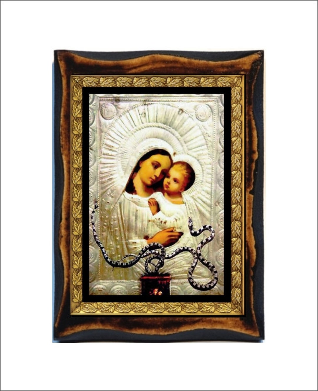 Holy Snakes of the Virgin Mary the Snakes of the Panagia Theotokos With ...