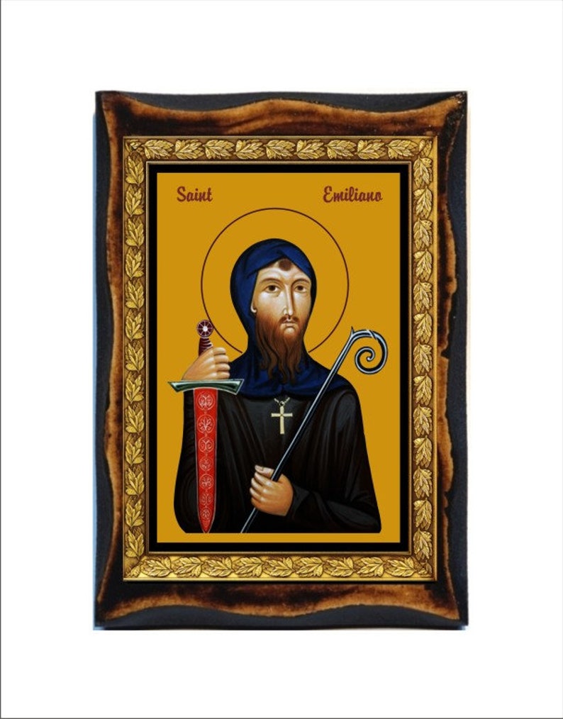 Emilian of Cogolla Saint Aemilian Emiliano Della Cogolla - Etsy