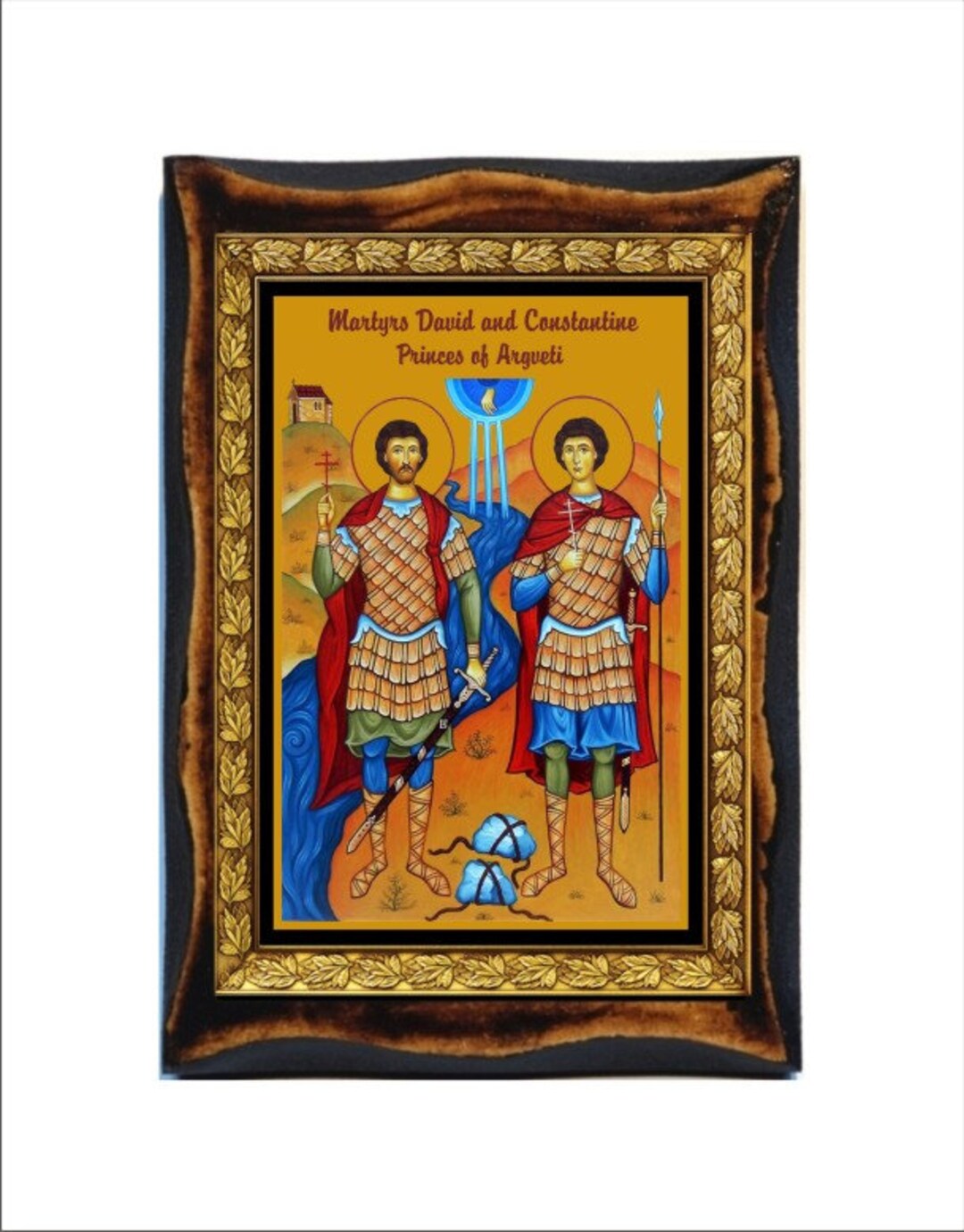 David and Constantine Mkheidze of Argveti Holy Martyrs David and ...