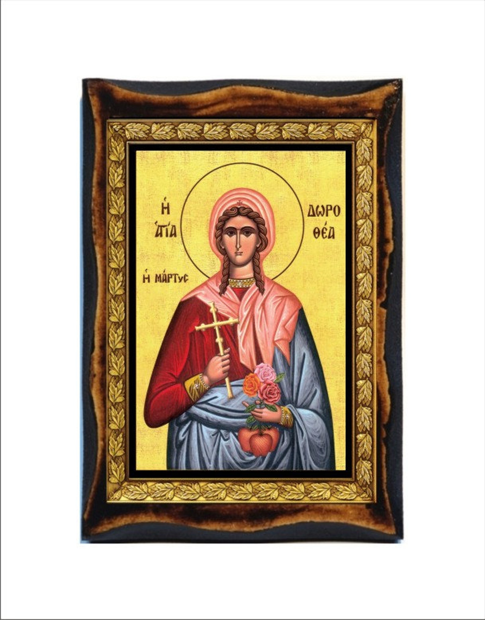 Saint Dorothy of Caesarea Dorothea of Caesarea Santa - Etsy