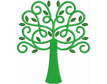 Tree embroidery | Etsy