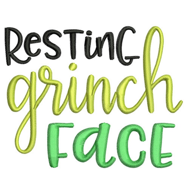 Grinch Pes Machine Embroidery - Etsy