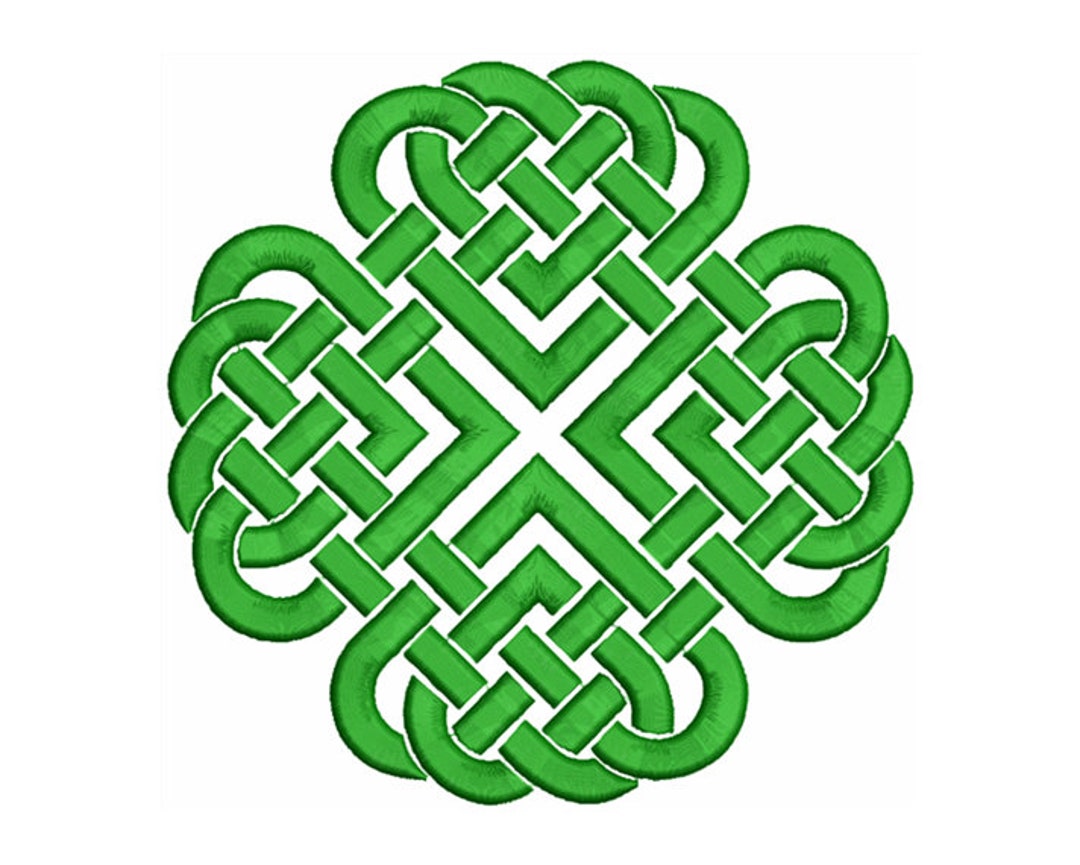 Celtic Knot - Intricate Celtic Knotwork Pattern - Machine Embroidery ...