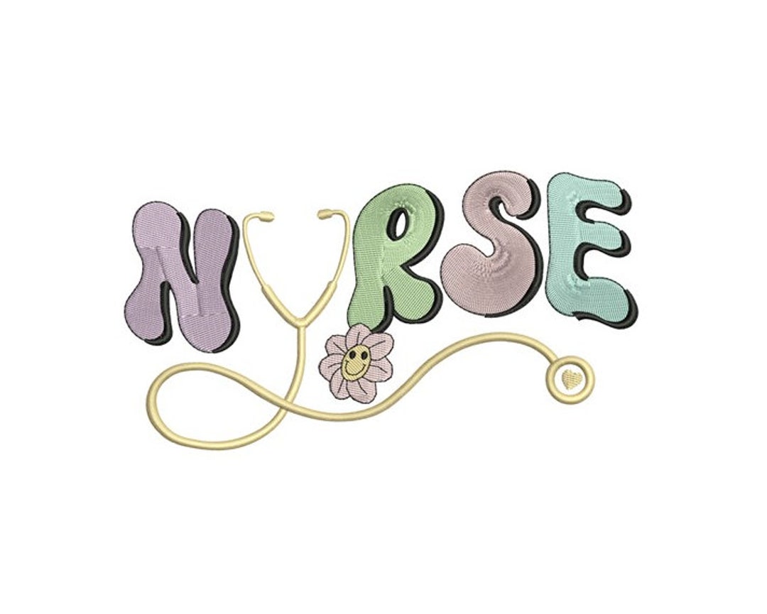 Nurse - Medical Professional Gift - Embroidery Pattern - Career ...