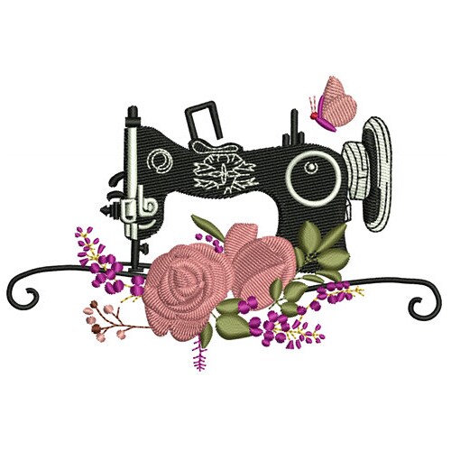 Sewing Machine Machine Embroidery Design Embroidery - Etsy