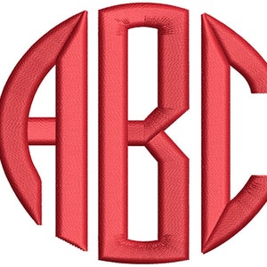 Monogram Font Machine Embroidery Design/ Monogram Machine Embroidery ...