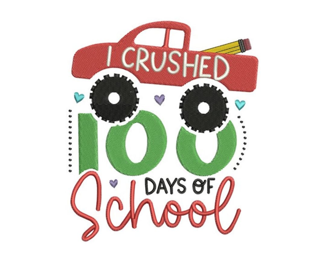 Adorable Animal 100 Days of School - Perfect for Kids' Embroidery ...
