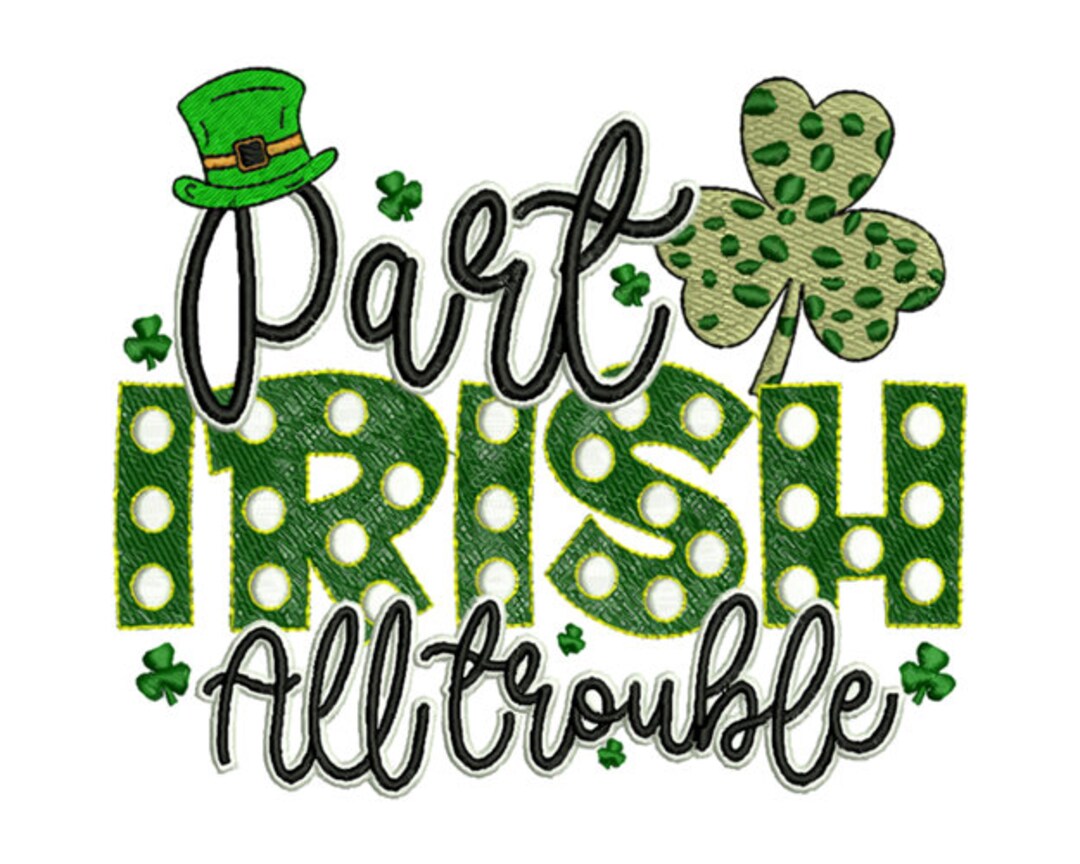 Part Irish Machine Embroidery Design, Irish Hat Embroidery Designs ...