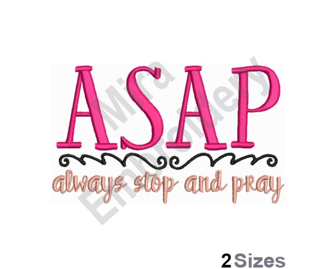 Always Pray - Machine Embroidery Design / Faith Embroidery Pattern ...
