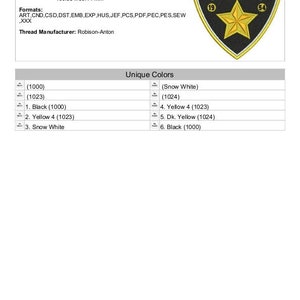 Police Badge Machine Embroidery Design / Cop Embroidery Pattern/ Police ...