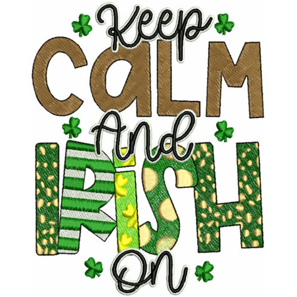 Keep Calm Embroidery - Etsy