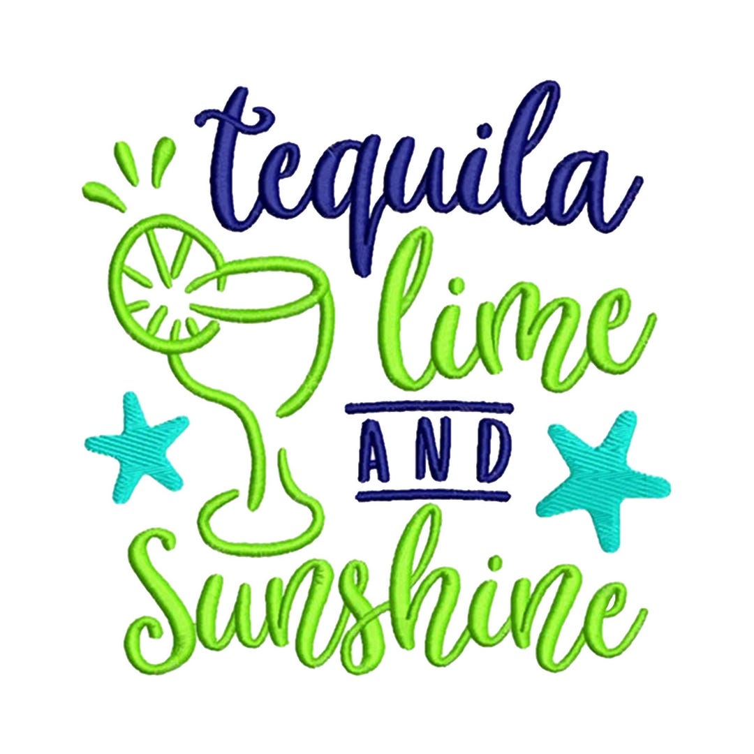 Tequila Lime Sunshine - Summer Quote - Digital File for DIY Crafting ...