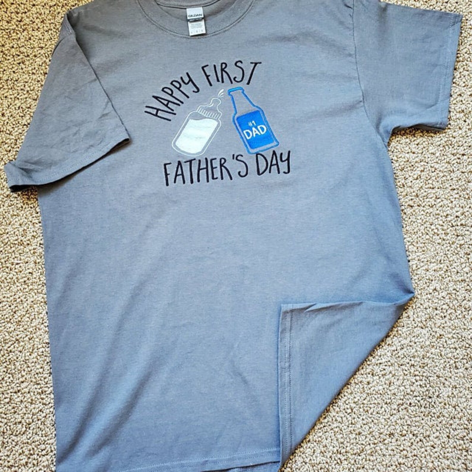 Happy First Father's Day Machine Embroidery Design / | Etsy