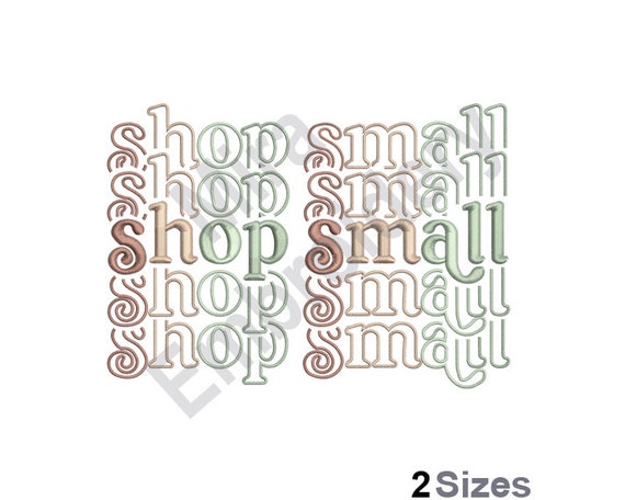 Shop Small Machine Embroidery Design Shop Local Embroidery | Etsy