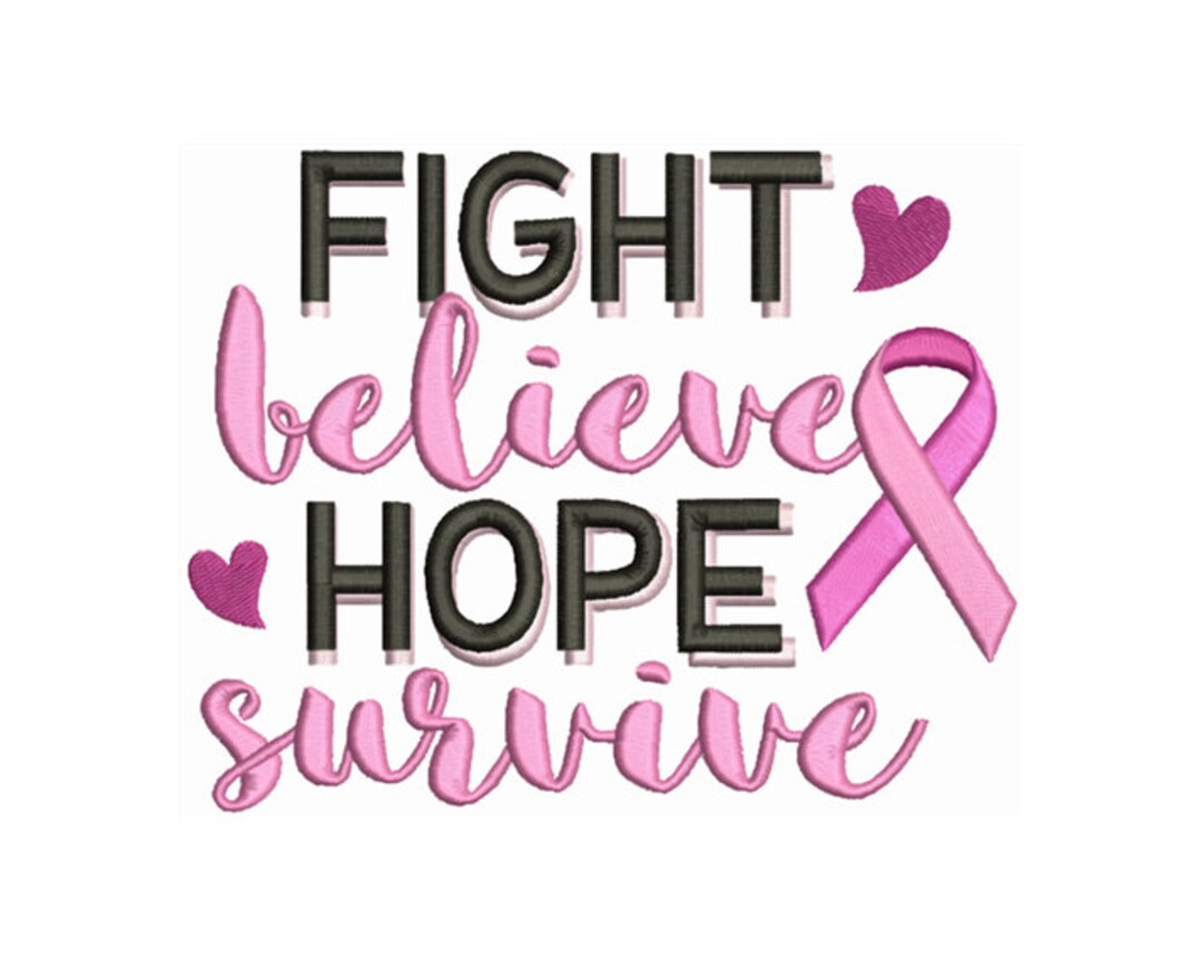 Hope Survive - Machine Embroidery Design - 2 Sizes - Etsy