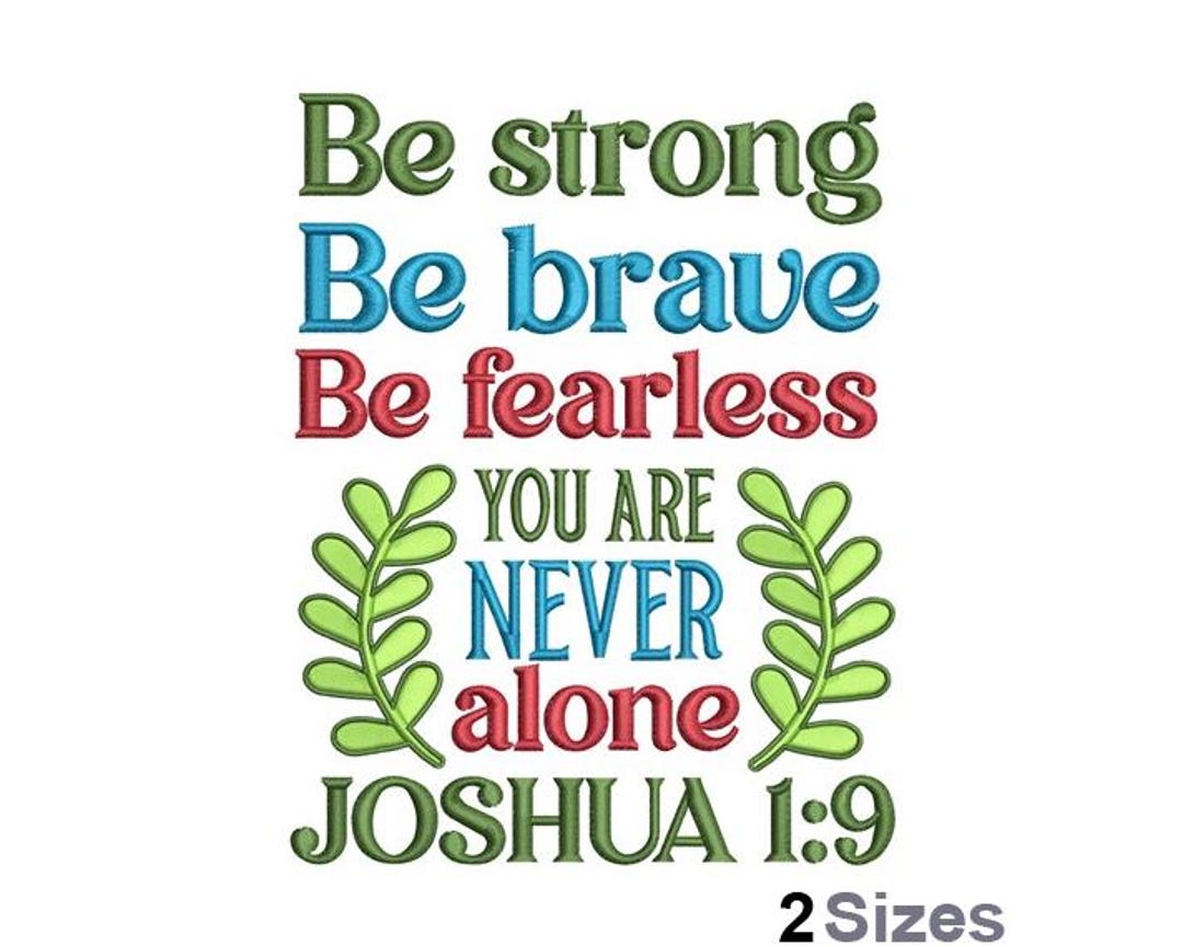Never Alone Embroidery - Quotes Embroidery - Motivational Embroidery ...