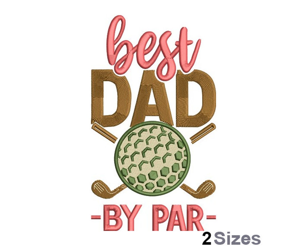 Best Dad Embroidery - Father's Day Embroidery - Dad's Game Embroidery ...