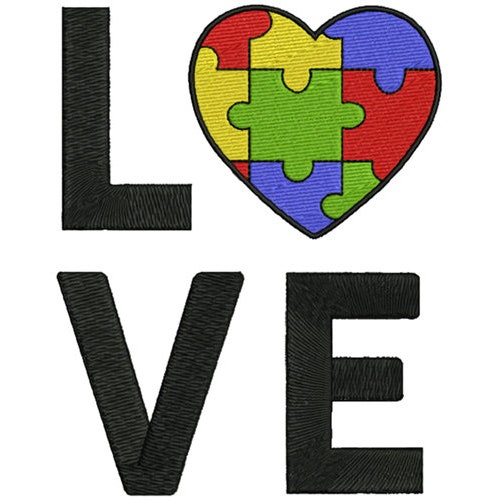 Heart Split Machine Embroidery Digitized Design Filled Pattern - Etsy